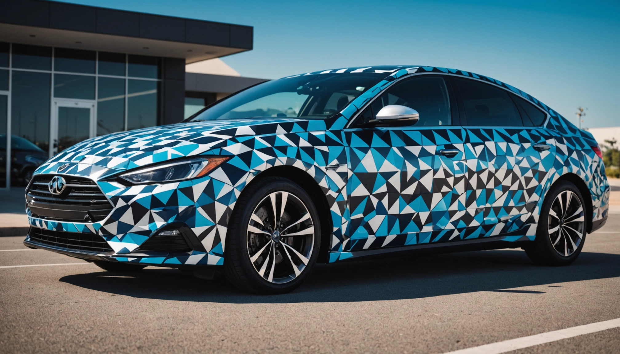 Covering triangle pour voiture : un style géométrique unique qui protège